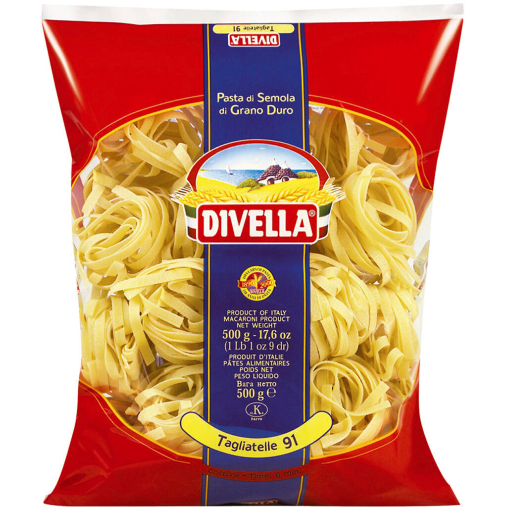 Massa Divella Tagliatelle 500gr - Azeite Gourmet Brasilia